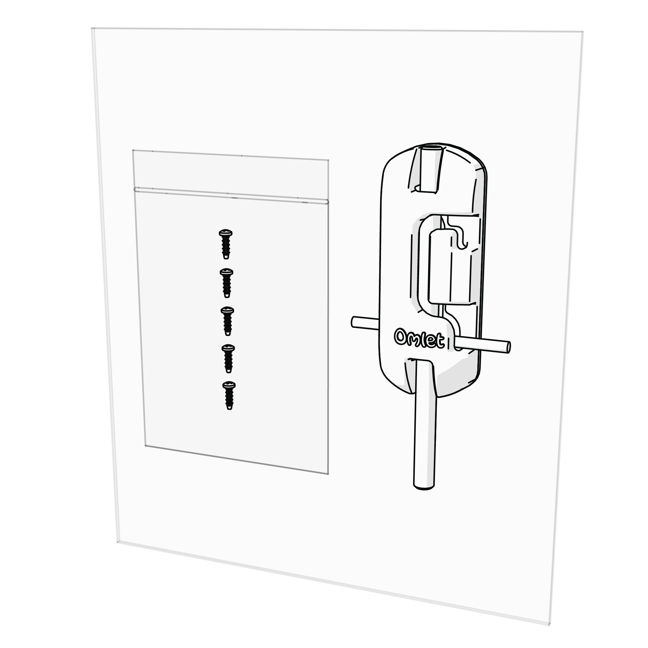 Outdoor Pet Run - Bolt Assembly | Omlet