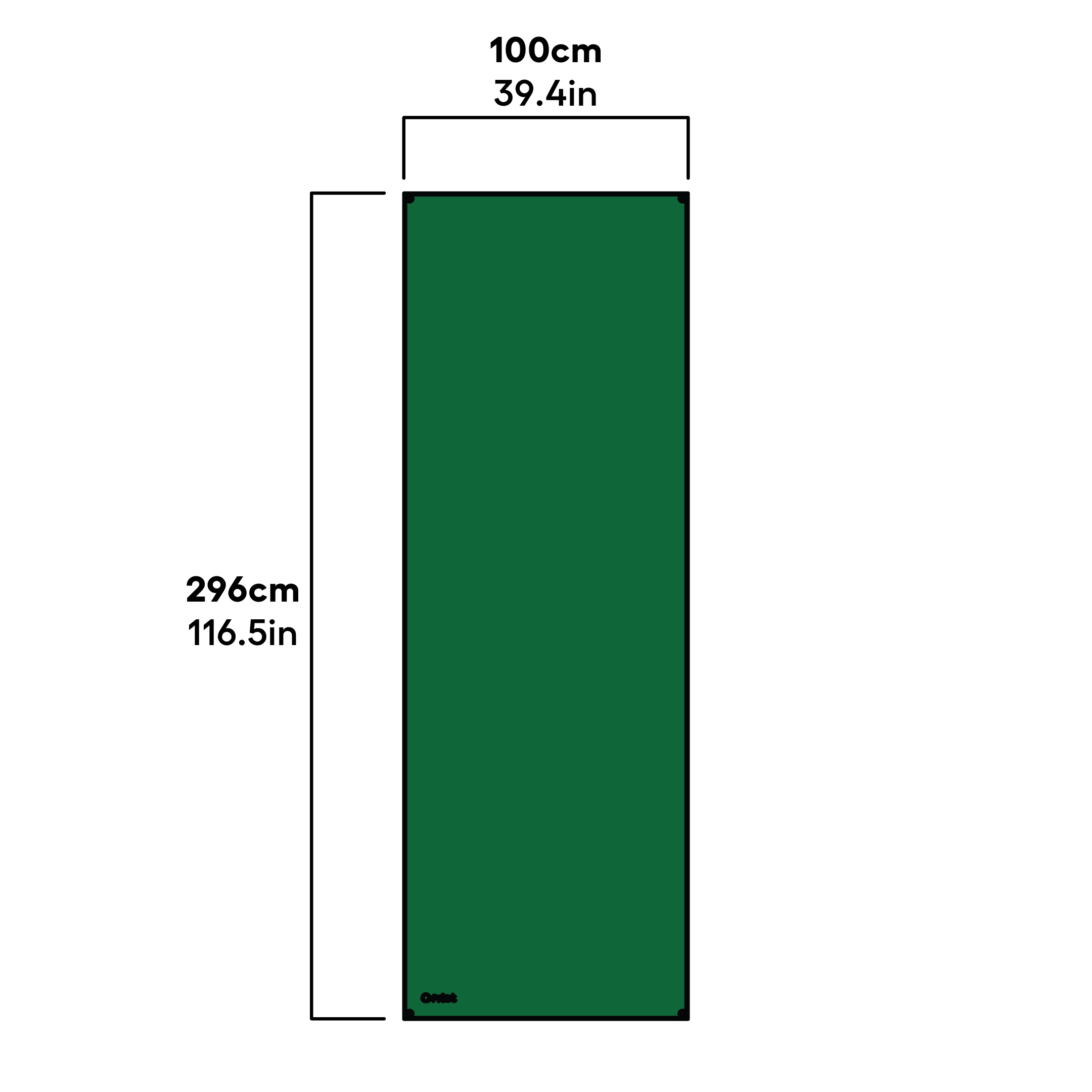 Heavy Duty Extension Cover with Gutter Edge for Eglu Pro - 2/3 Run | Omlet