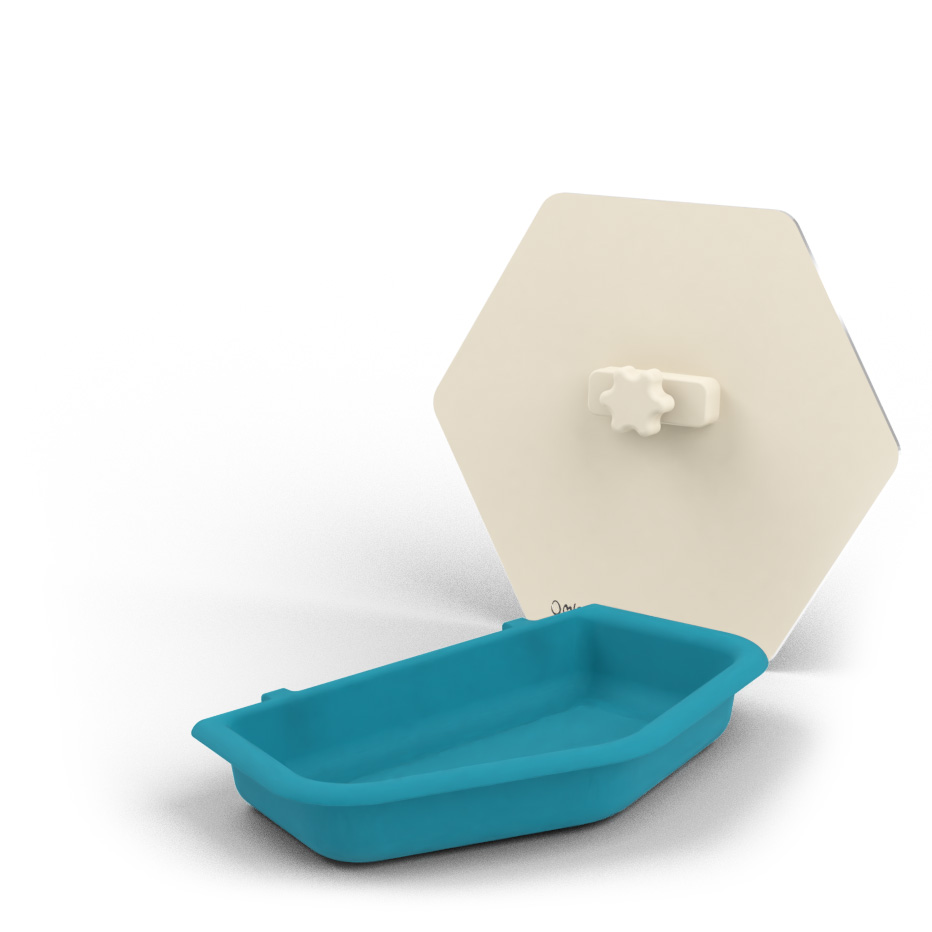 Geo Bird Bath and Mirror - Hexagon | Omlet